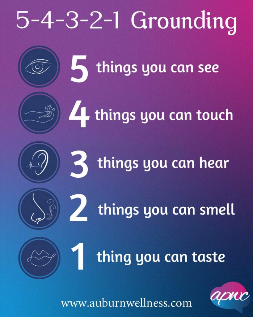 5-4-3-2-1 Grounding Exercise - Auburn Psychological Wellness Center